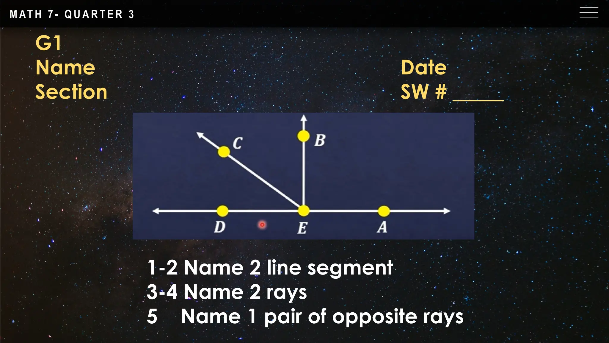 Geometry Math system (Introductory Concepts) | PPT