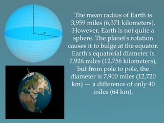 Geometry of the Earth, Moon, and Sun | PPTX