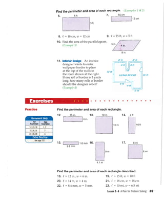 Geometry pages 32 34 and 39-40 | PDF