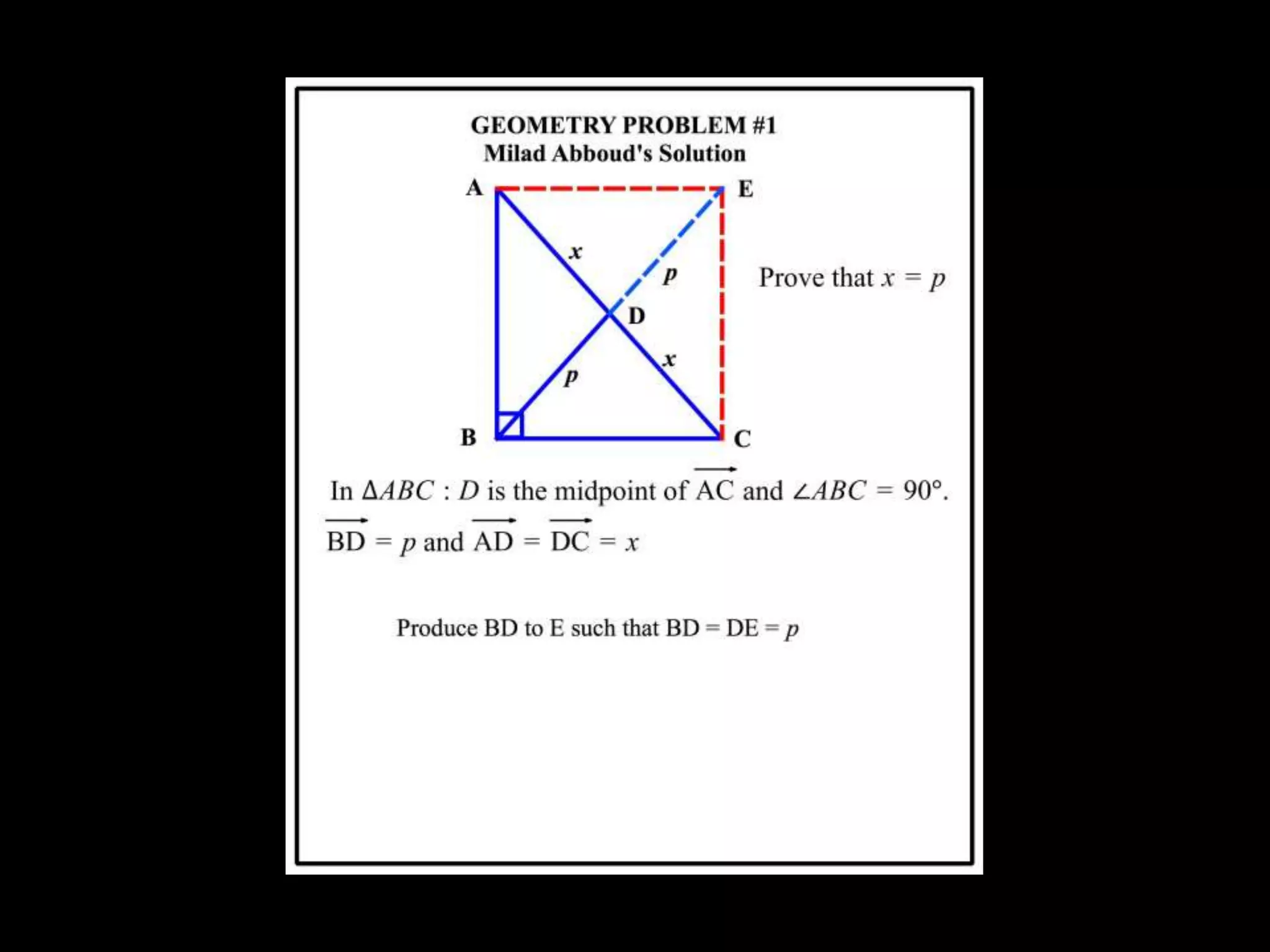 Geometry proof #1 pp | PPT
