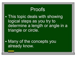 Geometry proofs | PPT