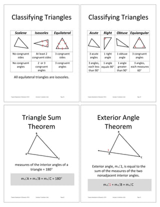 Geometry semester 1 vocabulary terms | PDF | 3-D Graphics | Computer ...