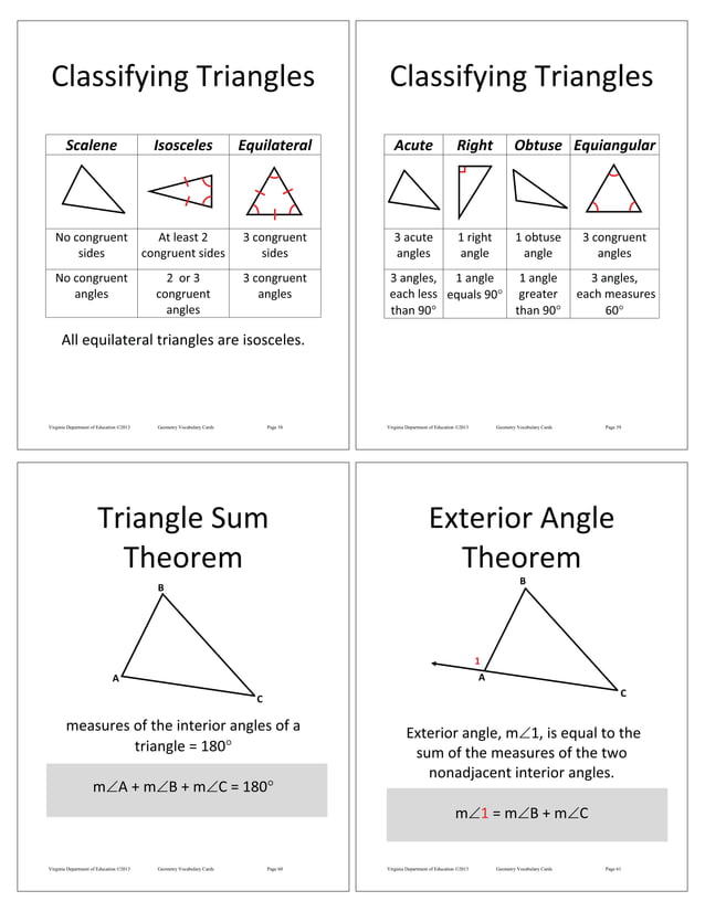 Geometry semester 1 vocabulary terms | PDF | 3-D Graphics | Computer ...