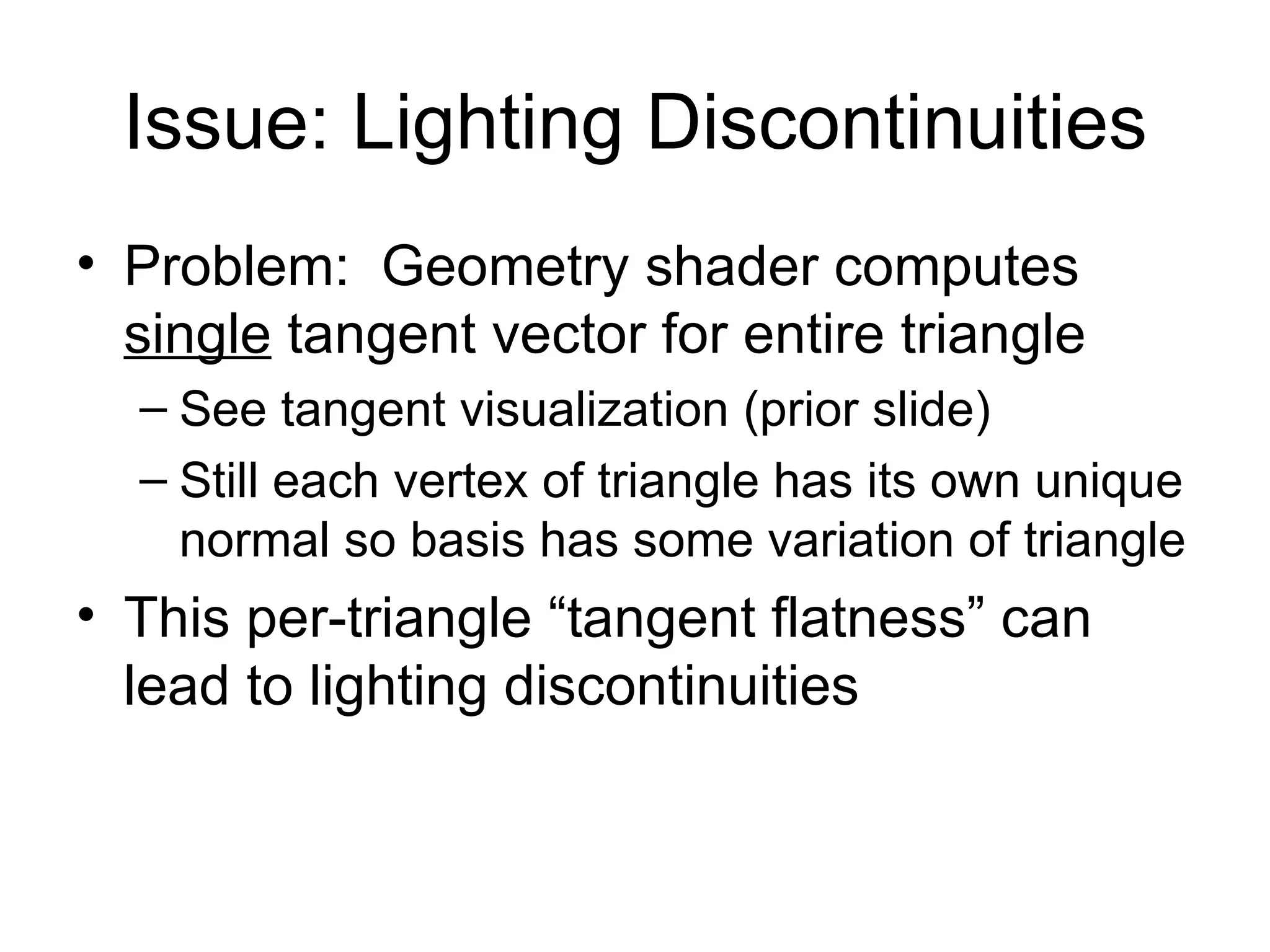 Geometry Shader-based Bump Mapping Setup | PPT