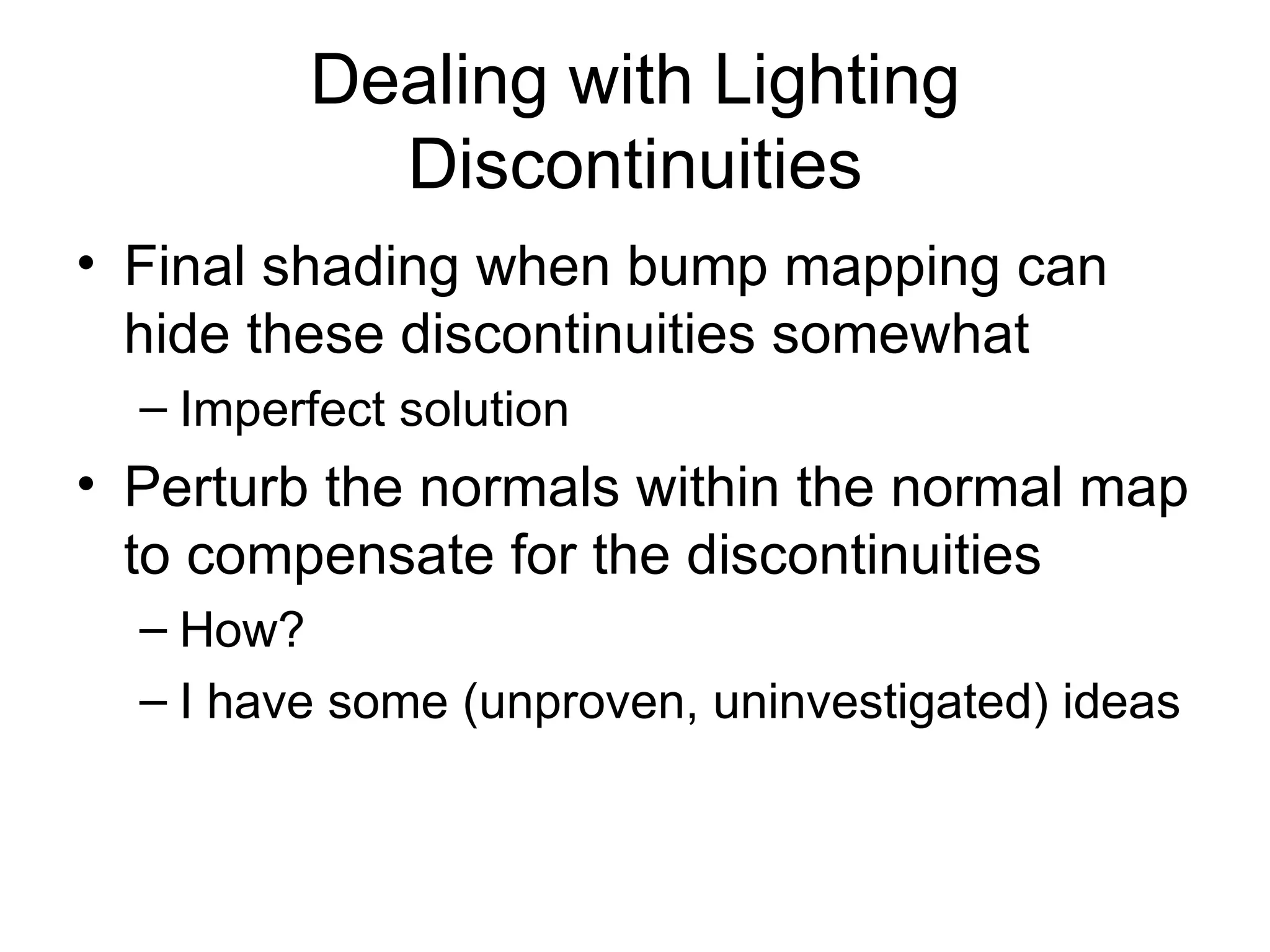 Geometry Shader-based Bump Mapping Setup | PPT