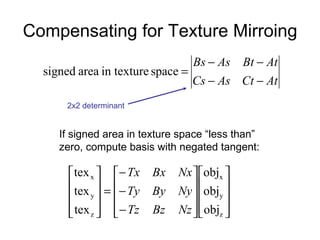 Geometry Shader-based Bump Mapping Setup | PPT