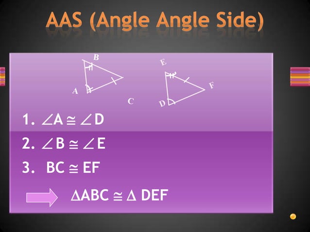 Geometry the congruence of triangles | PPT