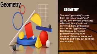 Geometry:shapes, lines,line segment and point | PPTX