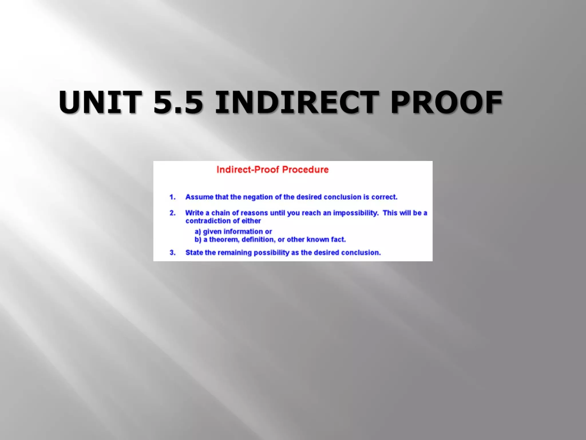 Geometry unit 5.5 | PPT