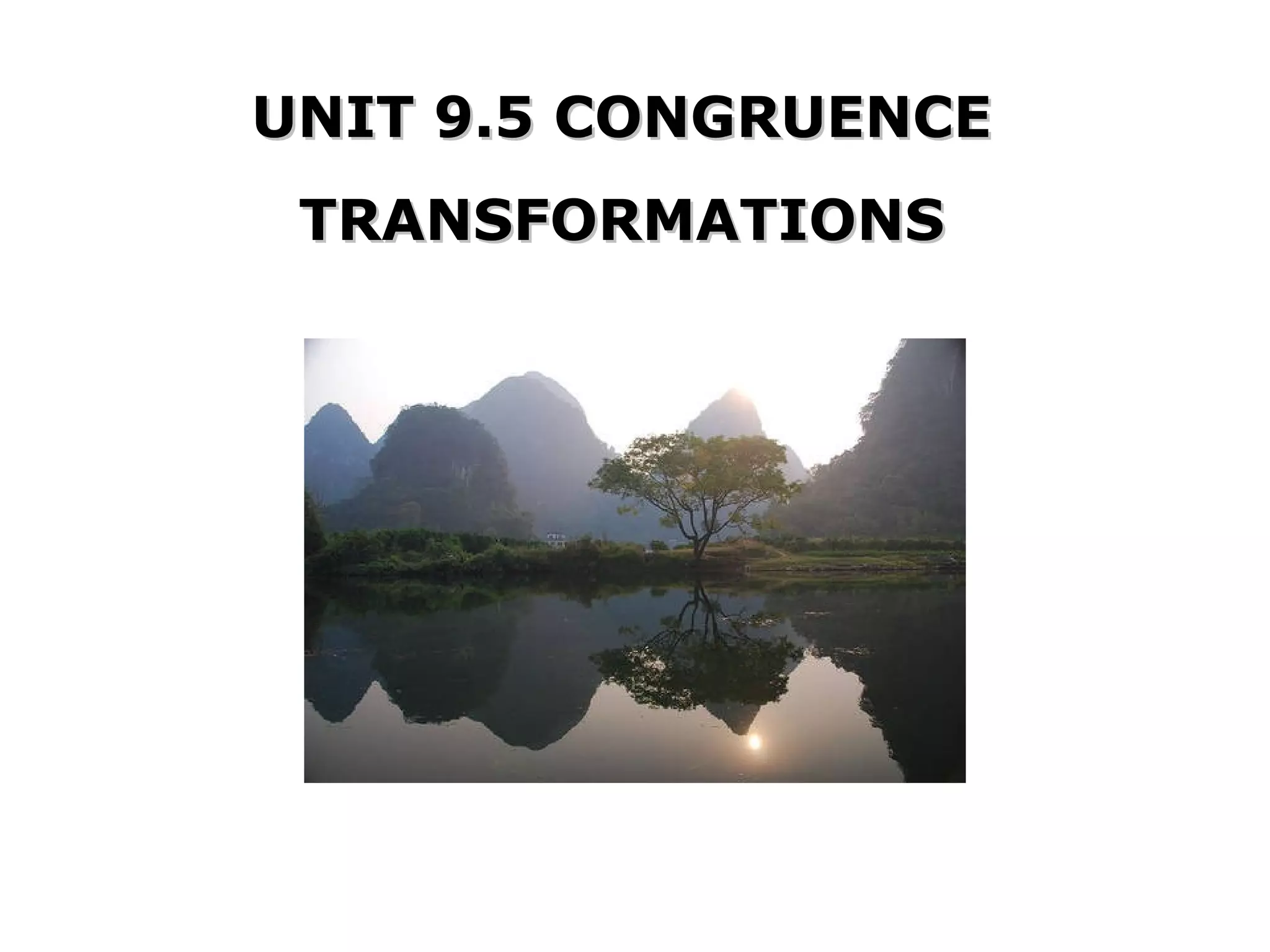 Geometry unit 9.5 | PPT