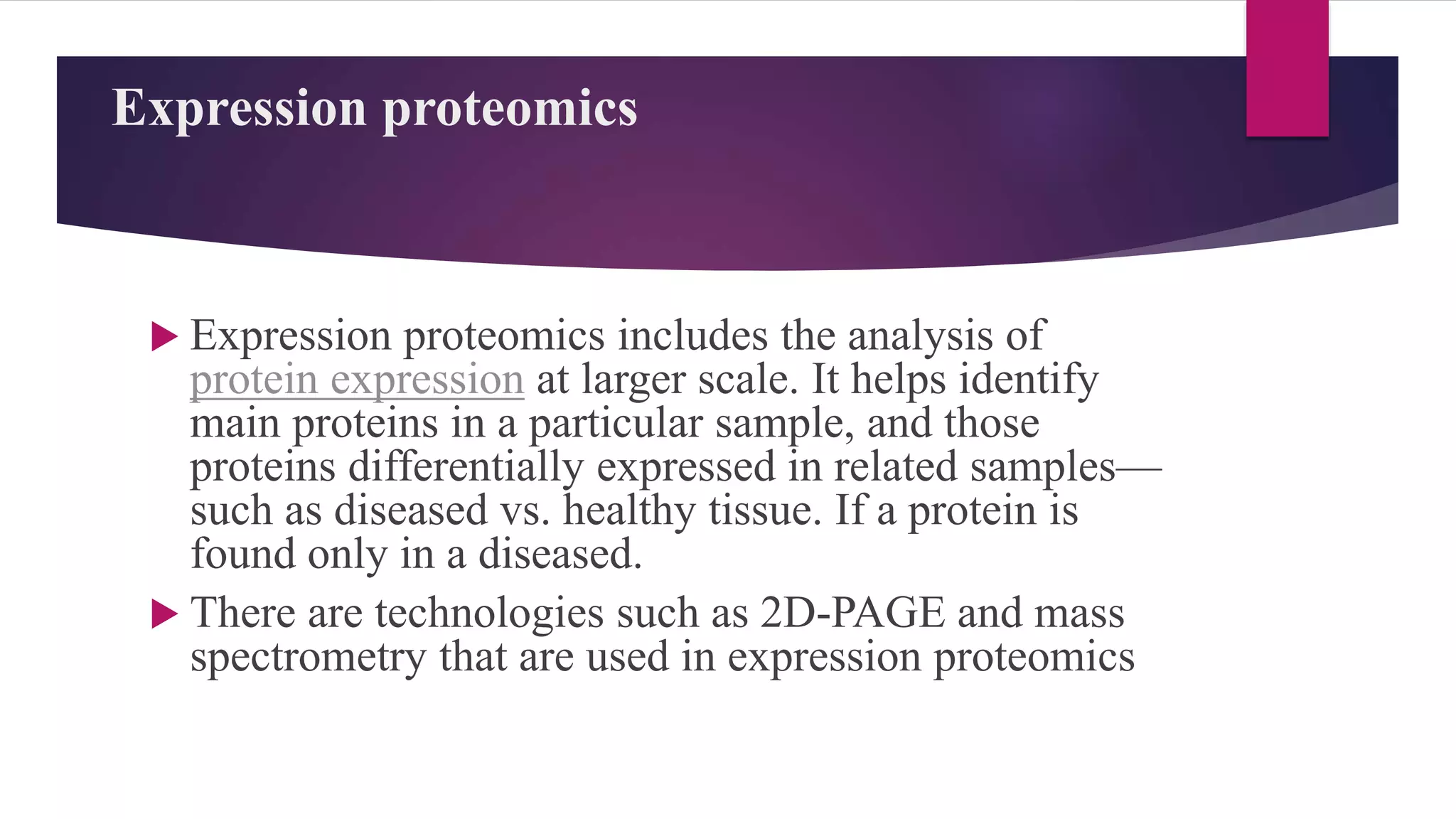 Geomics proteomics | PPTX