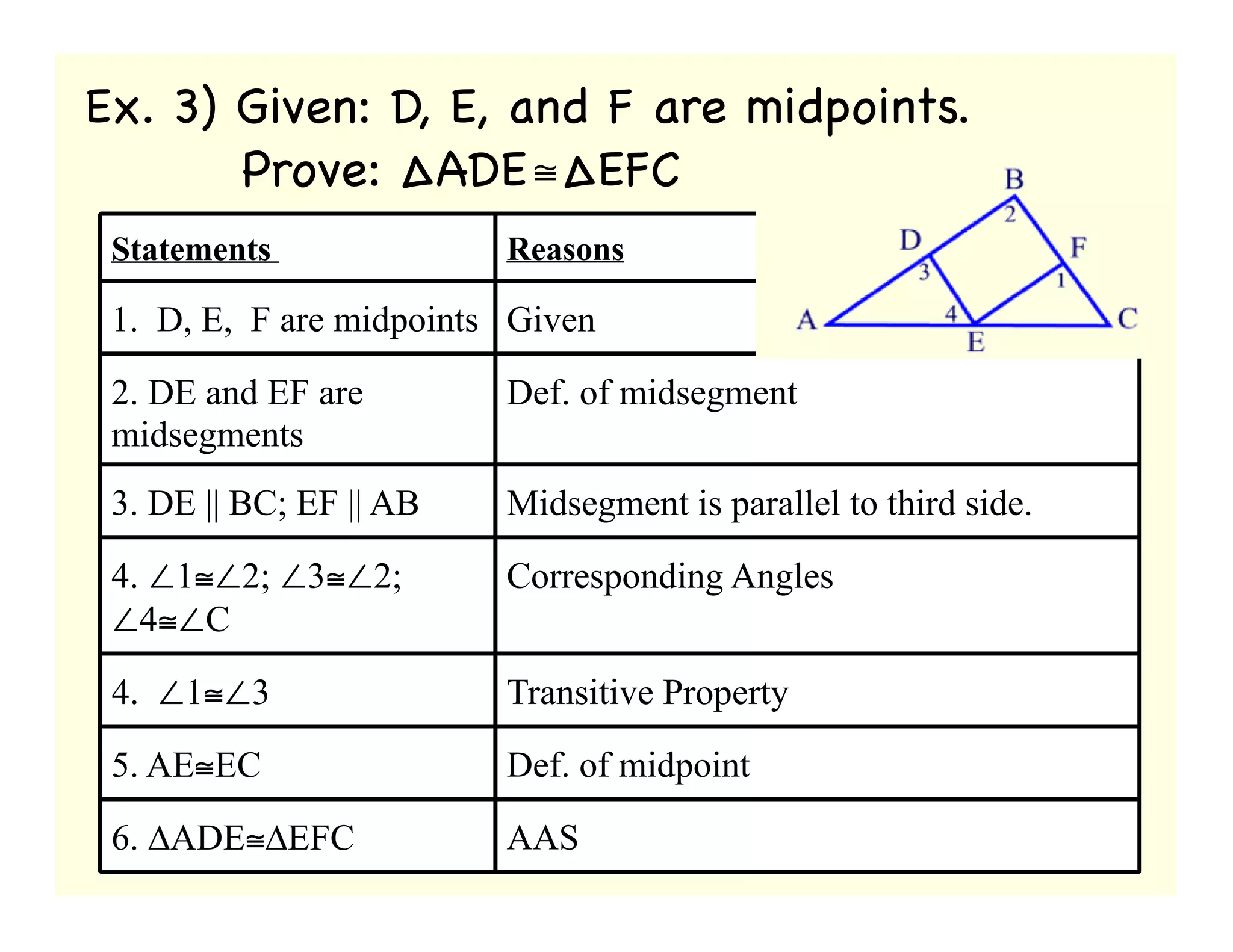Geo midsegments | PPT