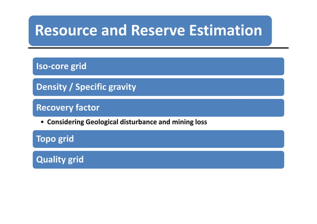 Geomodelling, resource & reserve estimation using mining software | PDF