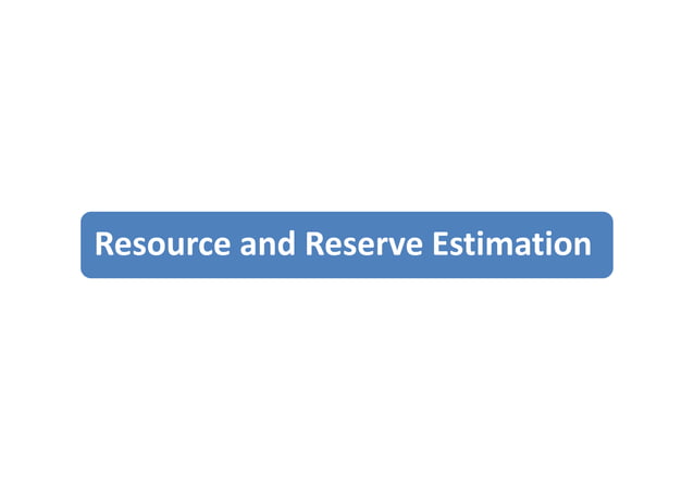 Geomodelling, resource & reserve estimation using mining software | PDF