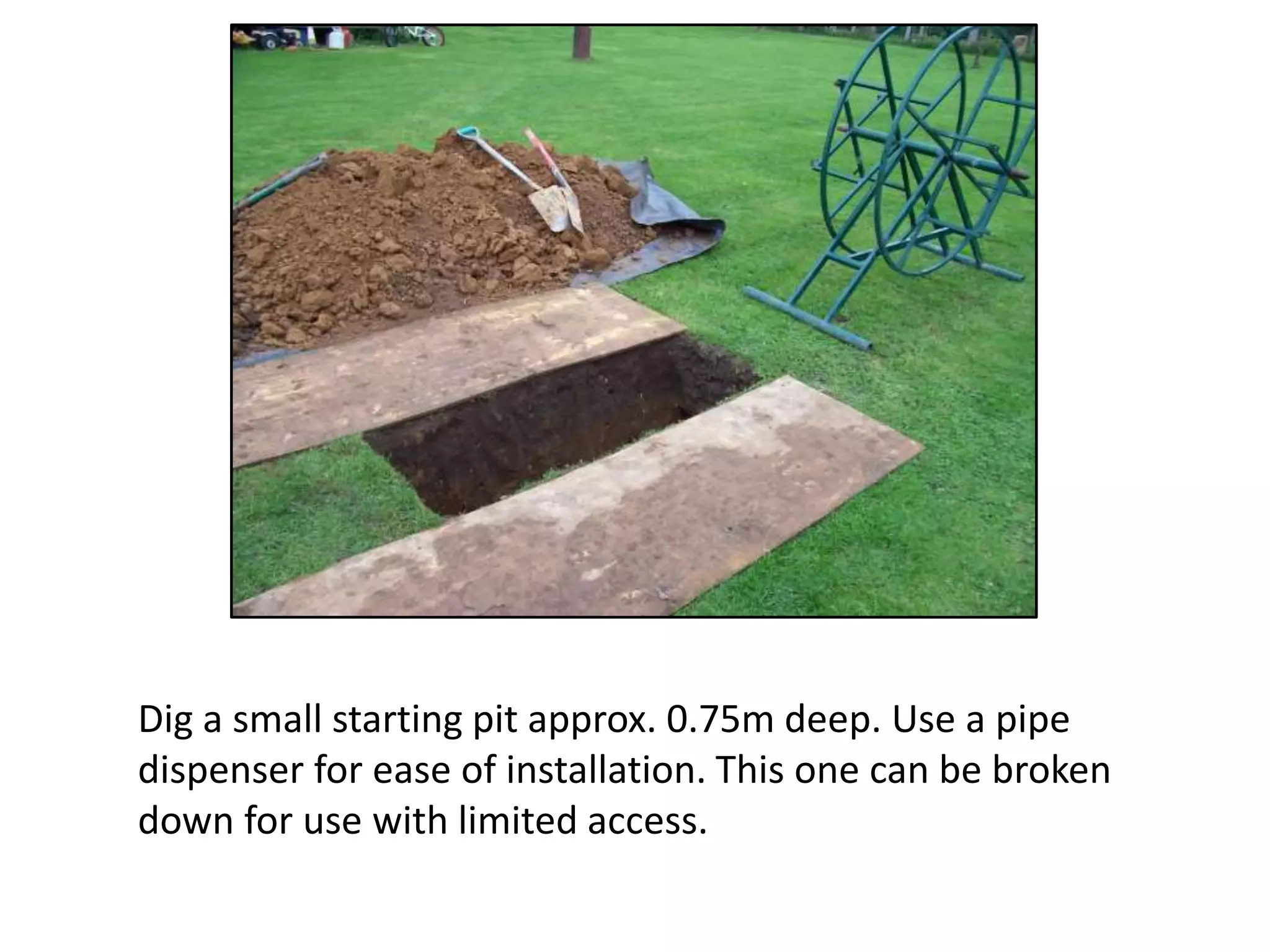 Geomole Moling System - Short Installation Guide | PPTX