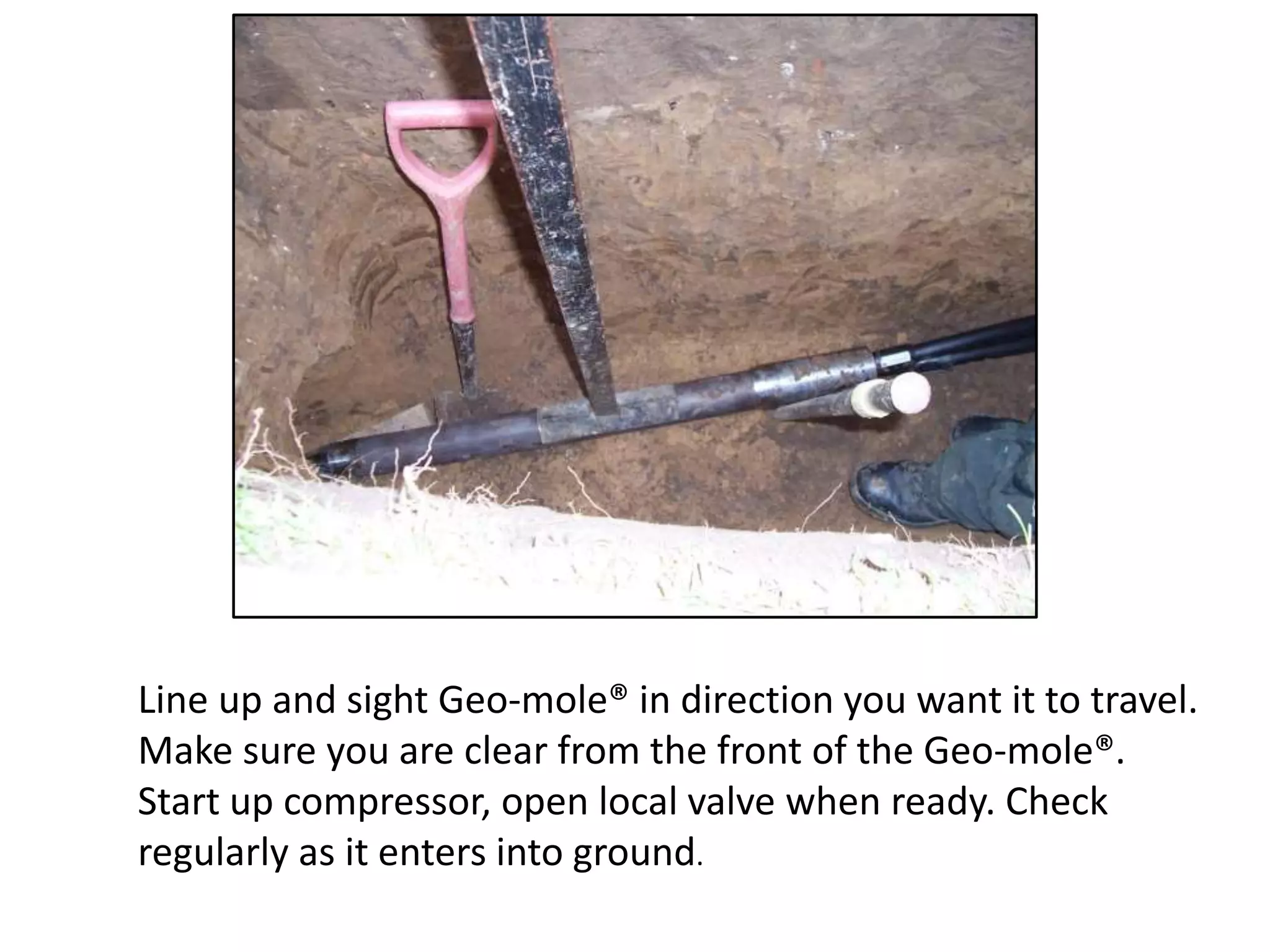 Geomole Moling System - Short Installation Guide | PPTX