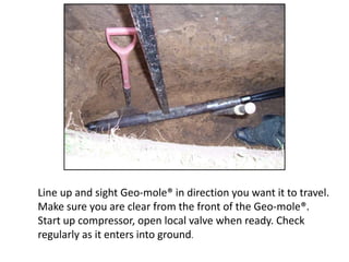 Geomole Moling System - Short Installation Guide | PPTX