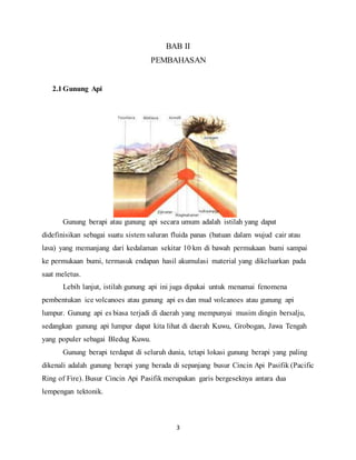 Geomorf 7 geomorfologi gunung api | DOCX
