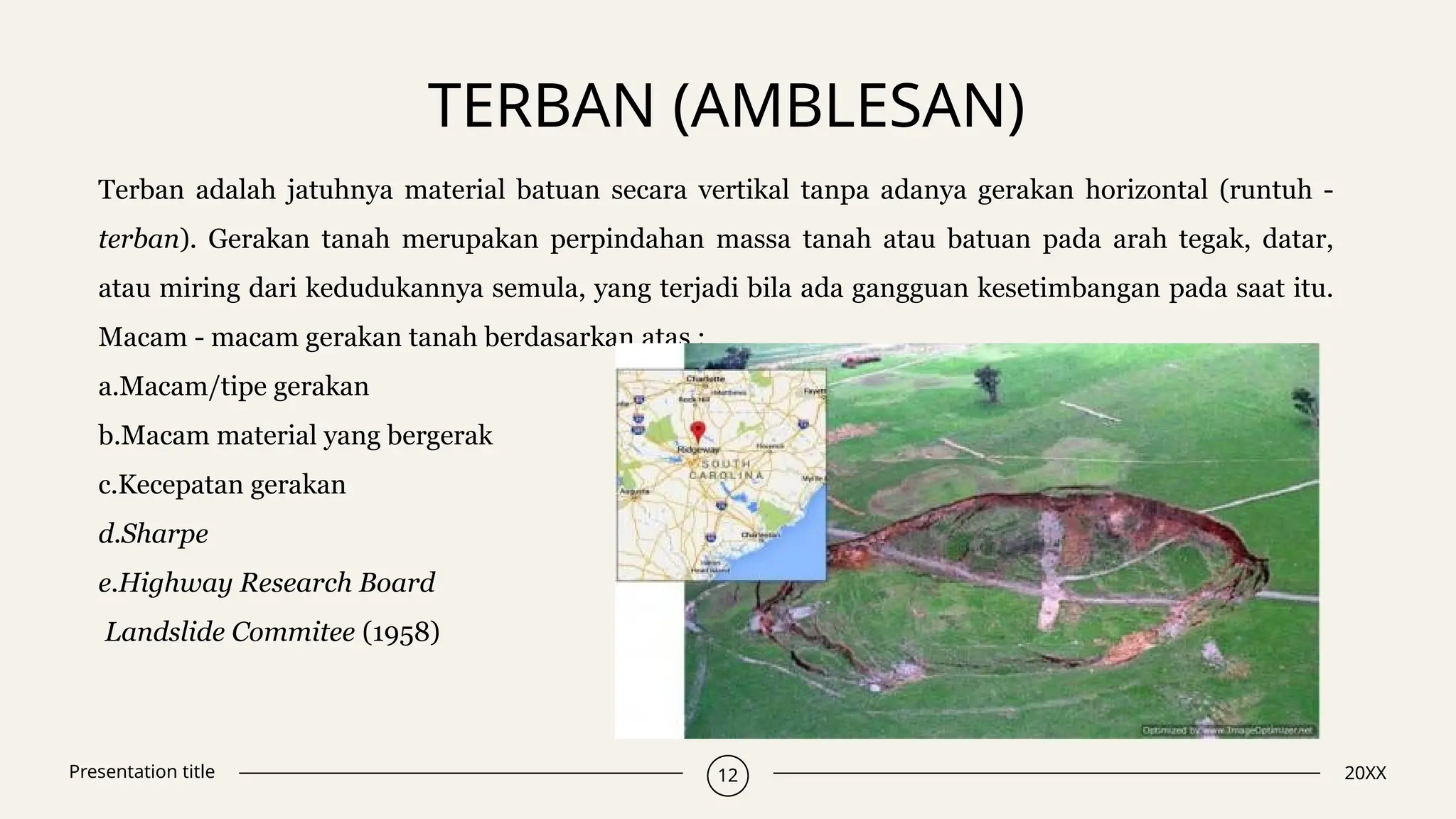 Geomorfologi 5-6 Mass Movement material pptx | PPTX