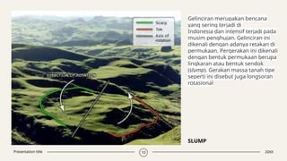 Geomorfologi 5-6 Mass Movement material pptx | PPTX