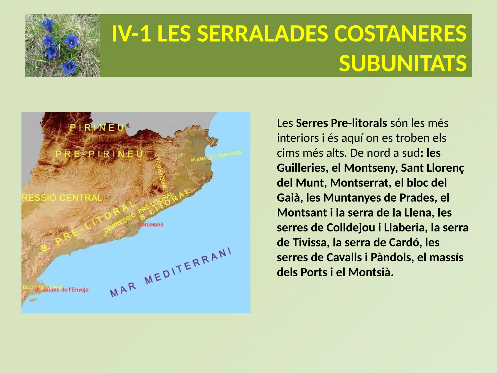 Geomorfología de Cataluña. Situación, límites y relievepptx | PPTX
