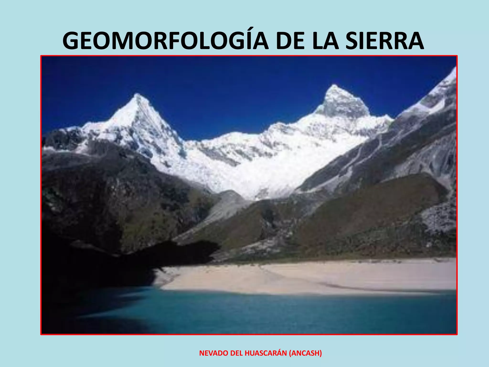Geomorfologia peruana | PDF