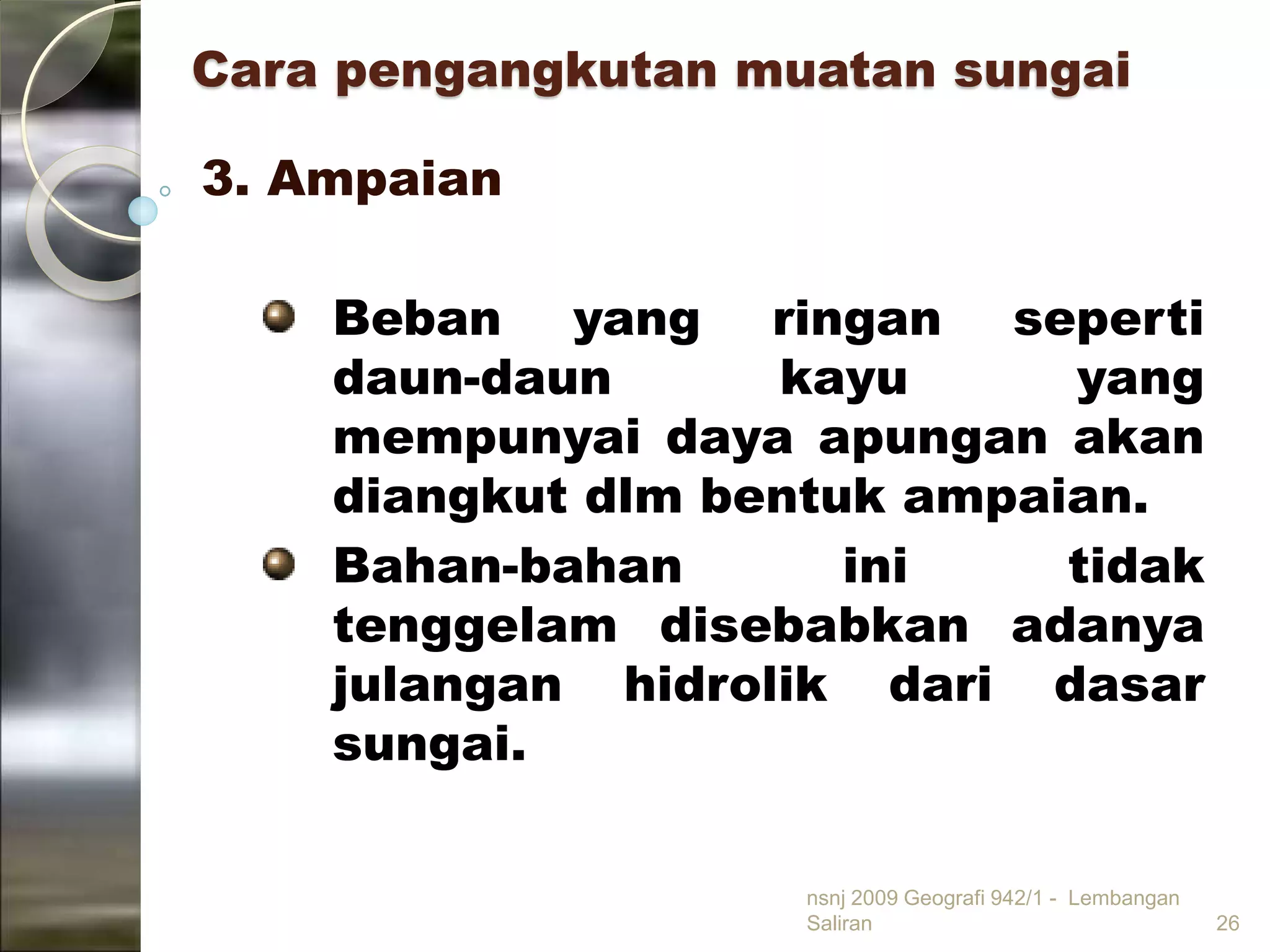 Geomorfologi Lembangan Saliran.ppt