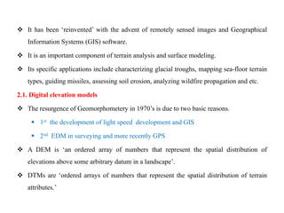 Geomorophology presentation | PPTX