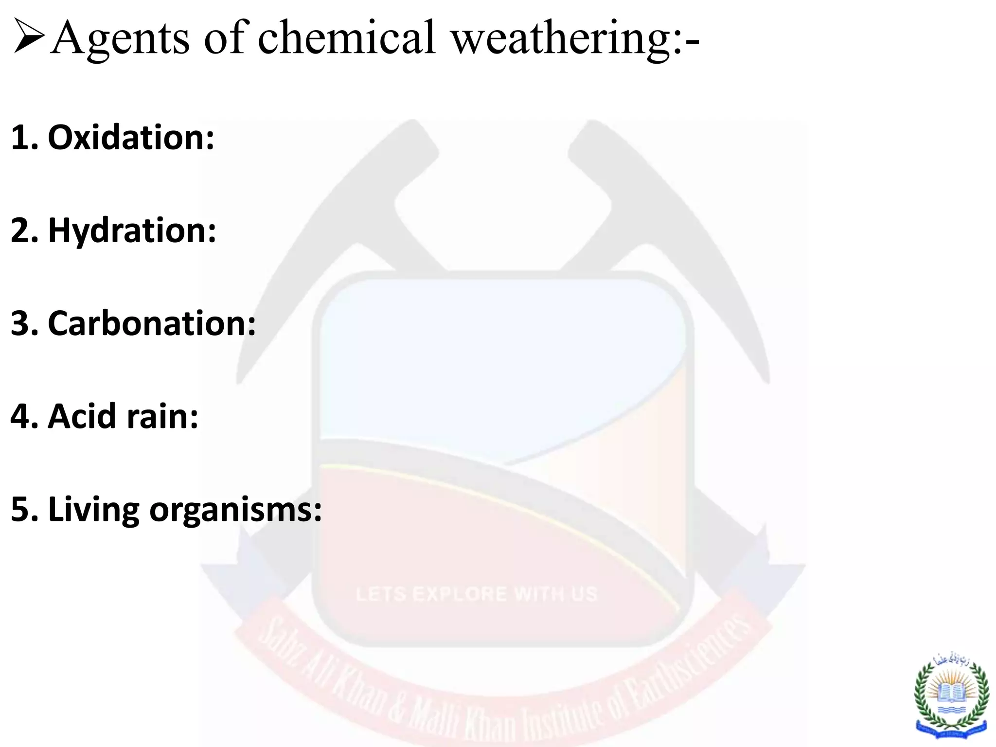 Weathering & it types | PPTX
