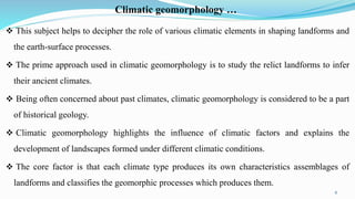 Geomorphological indicators of climate change zewde alemayehu tilahun ...