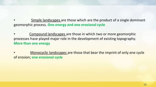 concepts of Geomorphology by Thornbury | PPTX