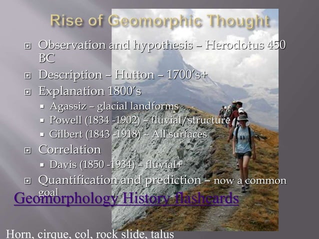 -geomorphology.pptx | Geography | Science