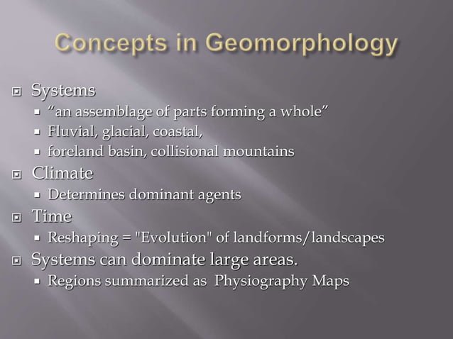 -geomorphology.pptx | Geography | Science
