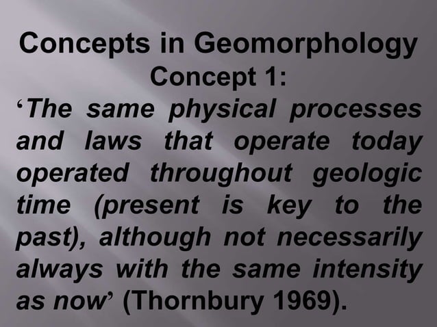 -geomorphology.pptx | Geography | Science