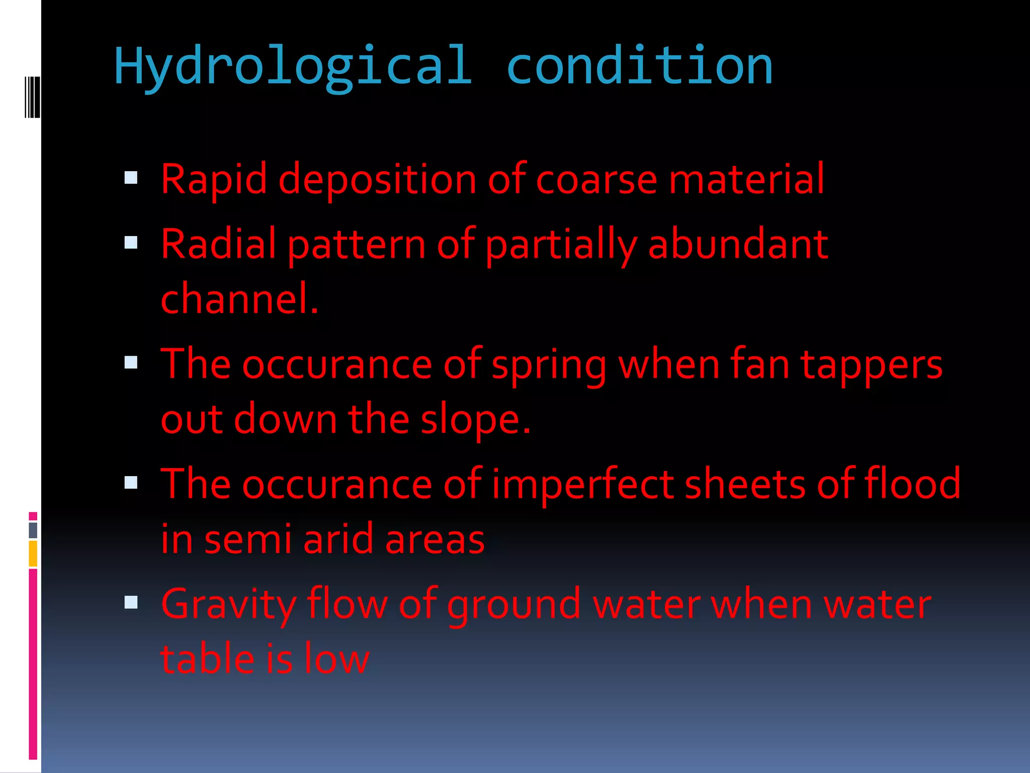 Geomorphology and its application to hydrogeology | PPTX