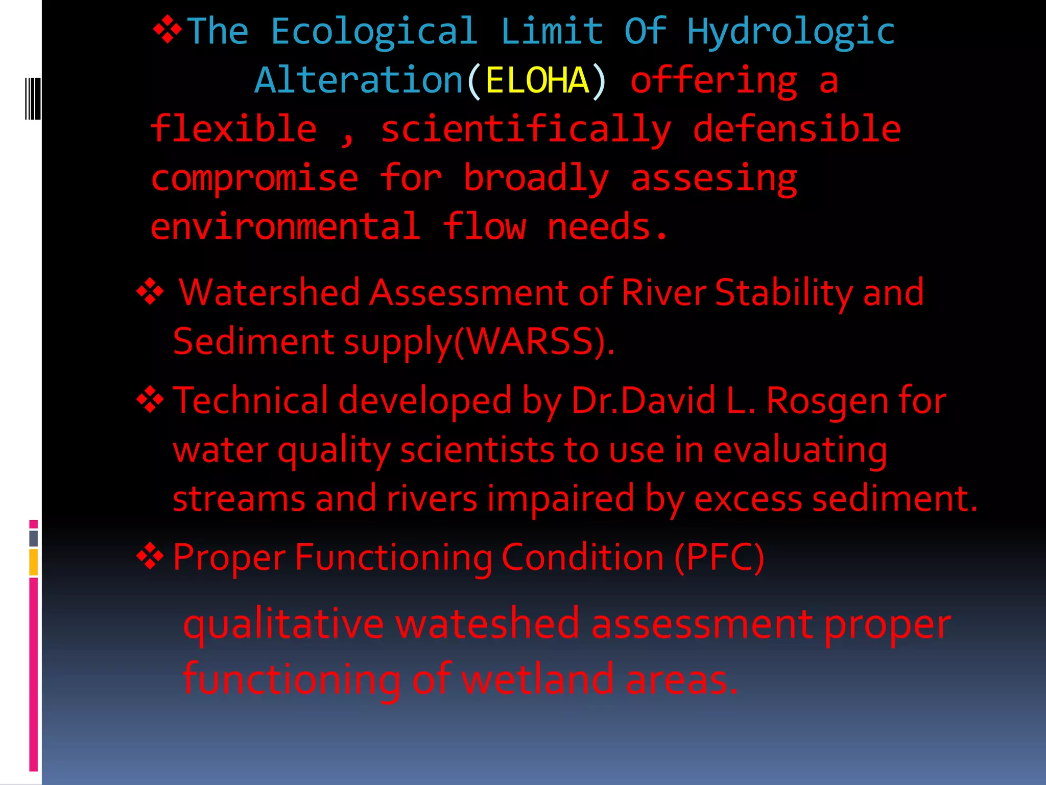 Geomorphology and its application to hydrogeology | PPTX