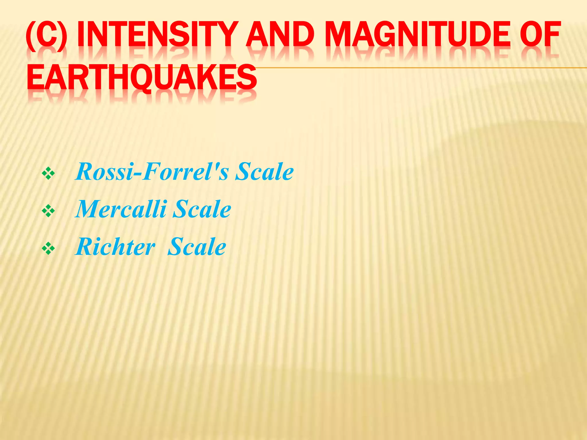 EARTHQUAKE | PPTX