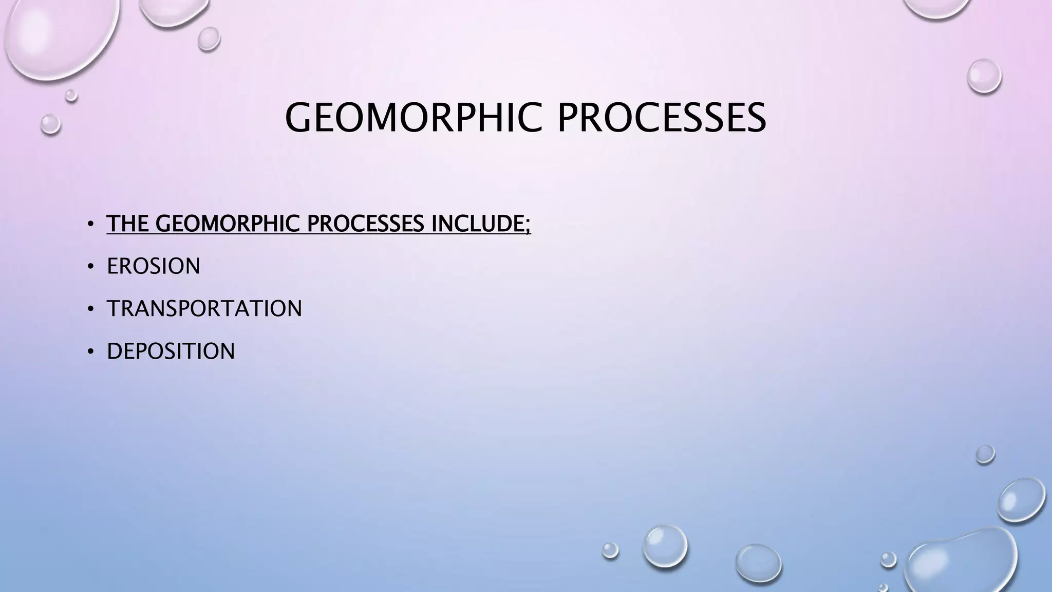 Geomorphology and landforms | PPTX