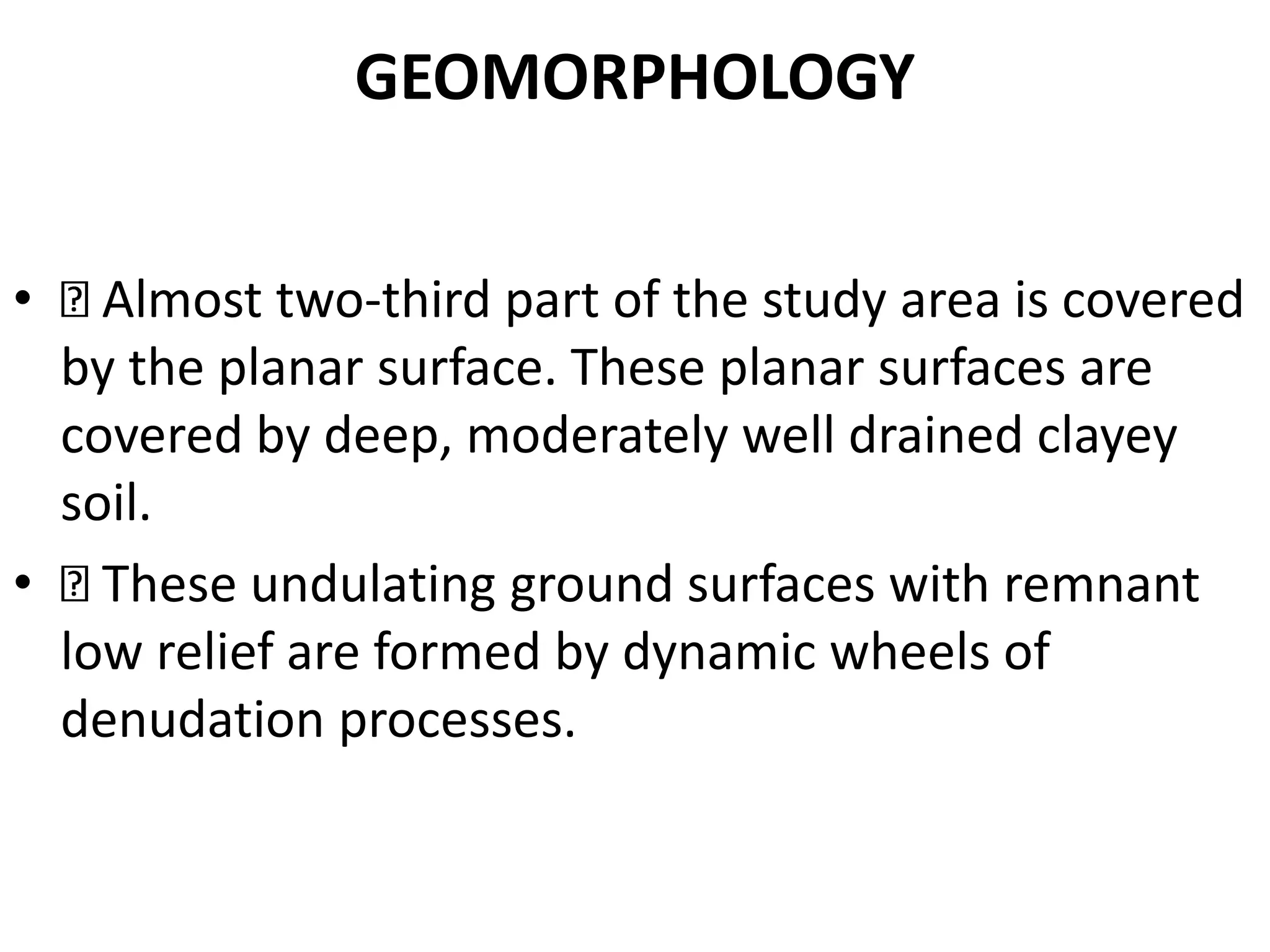 Geomorphology | PPTX