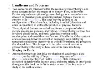 Geomorphology Glacier Chapter-Geomorhology Chapter | PPT