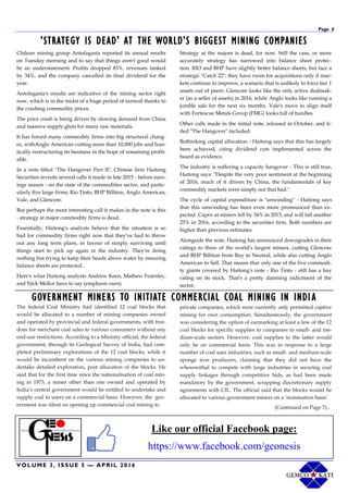 Geonesis april 2016 | PDF