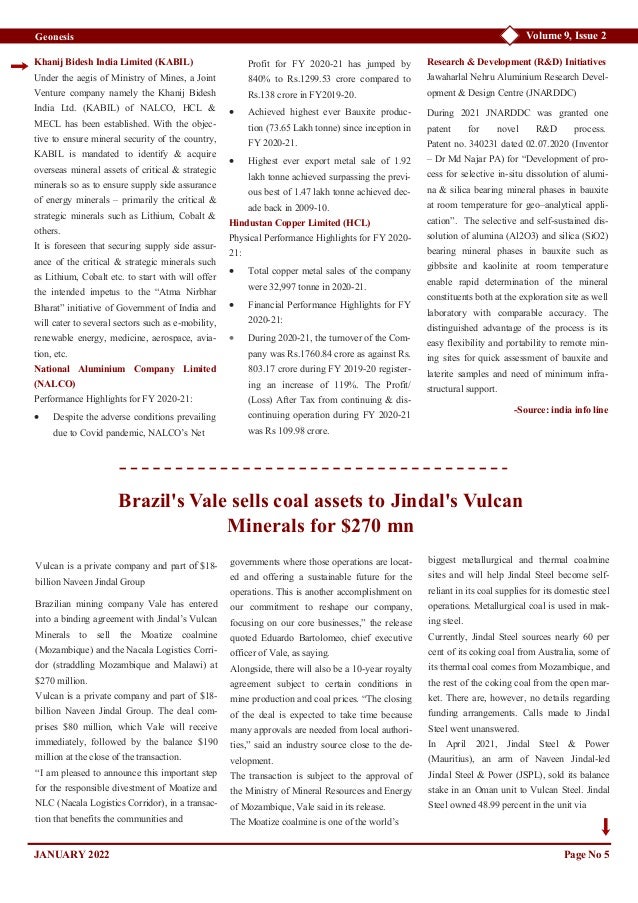 Geonesis january 2022 | PDF