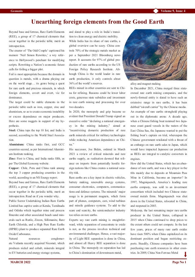 Geonesis March 2022 | PDF