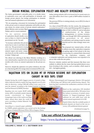 Geonesis October 2018 | PDF