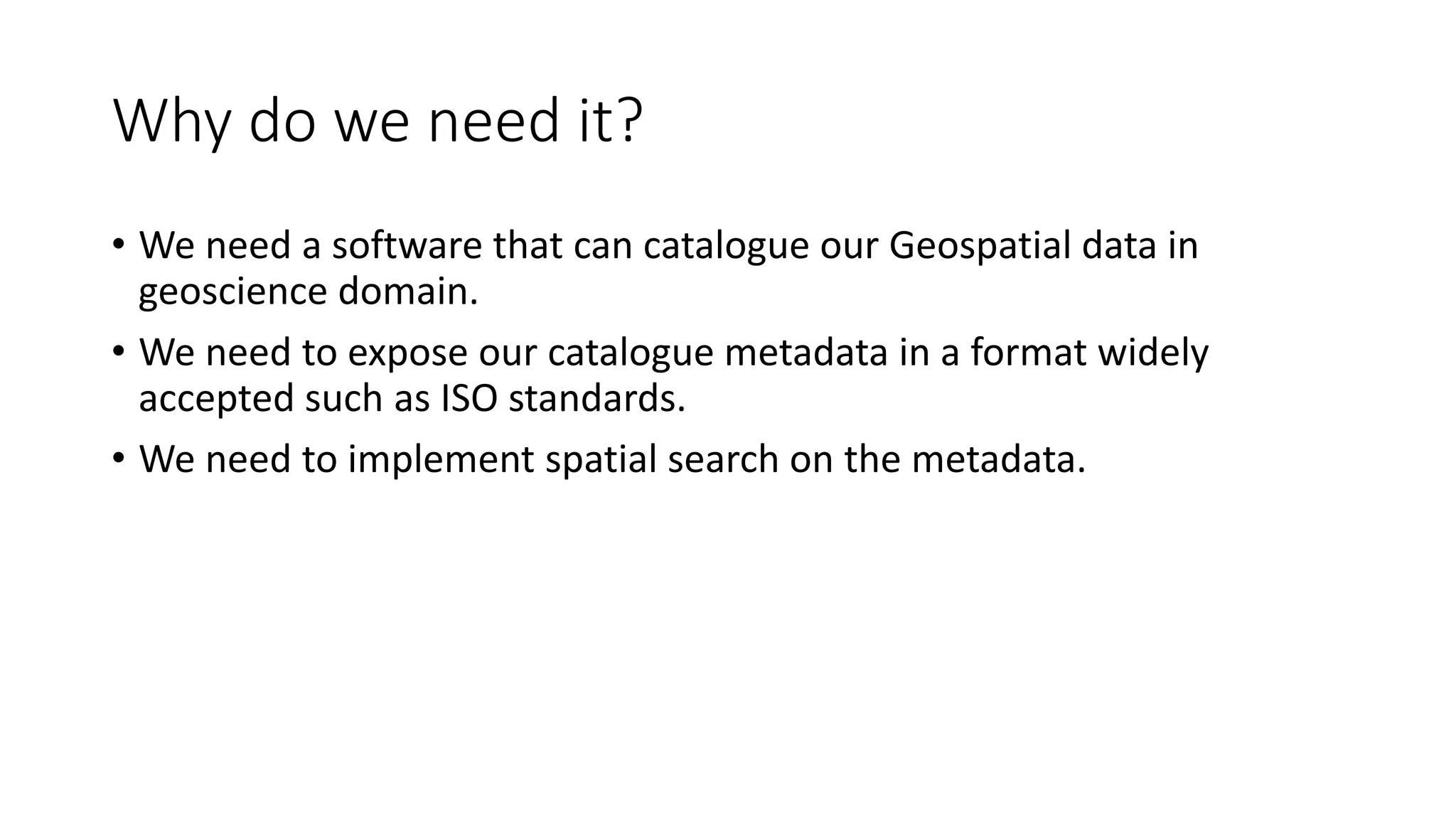 Geonetwork overview | PPT