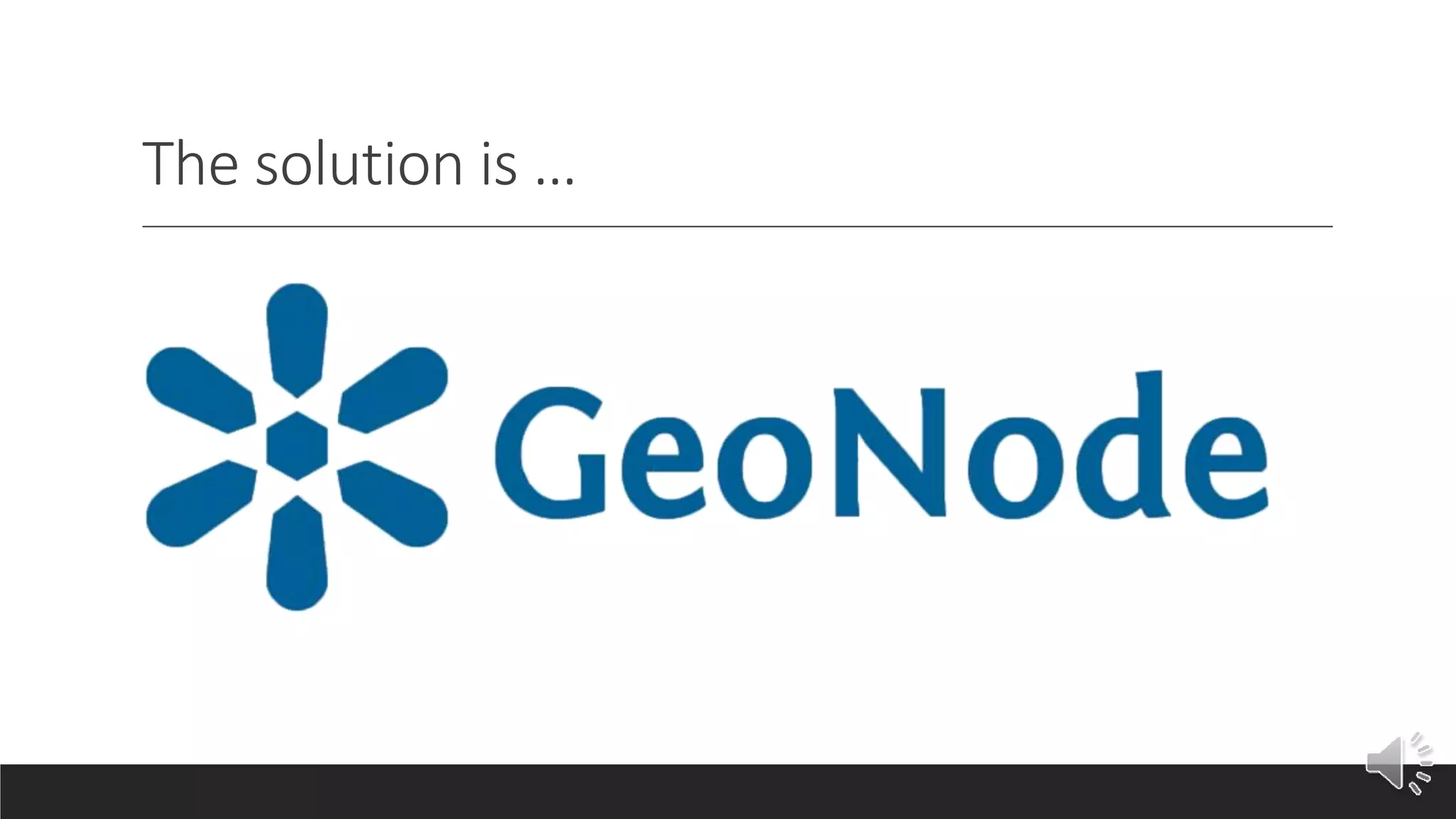 Geonode introduction | PPTX