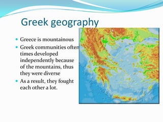 Geo of greece | PPTX