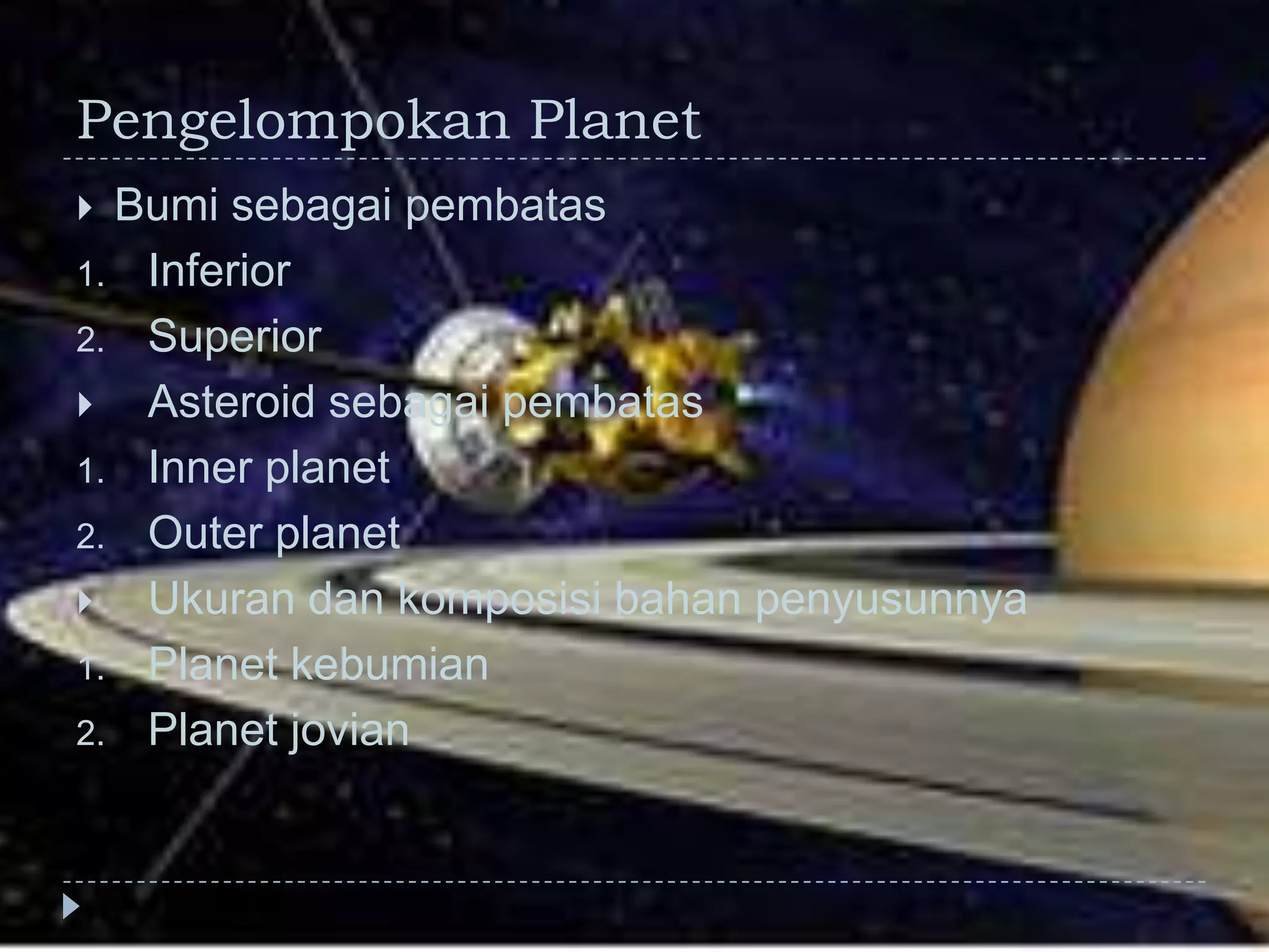 power point "Geografi" tentang Planet | PPTX