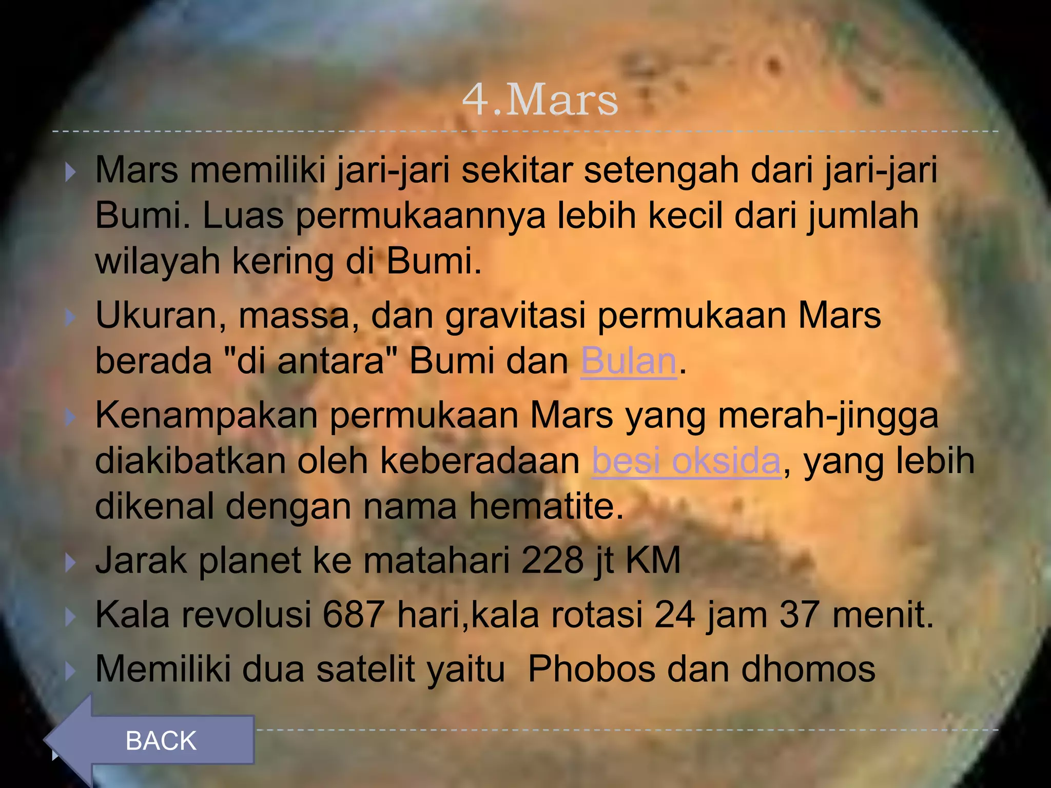 power point "Geografi" tentang Planet | PPTX