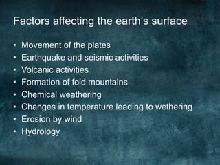 AS Level Physical Geography - Rocks and Weathering | PPTX